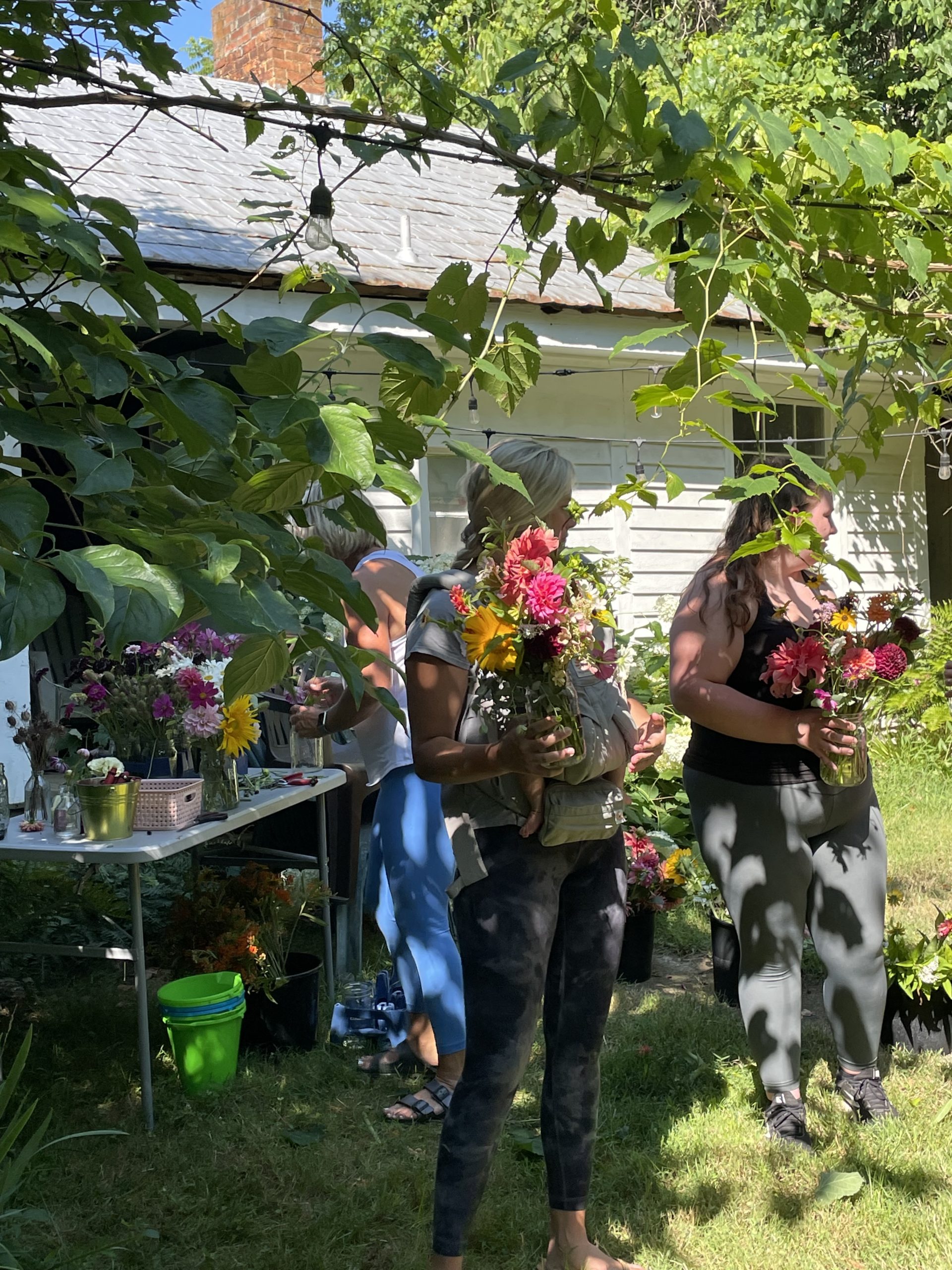 SOLD OUT! Yoga and Flowers, Thurs, July 20, 6:30-8:30 pm | Aunt Willie ...